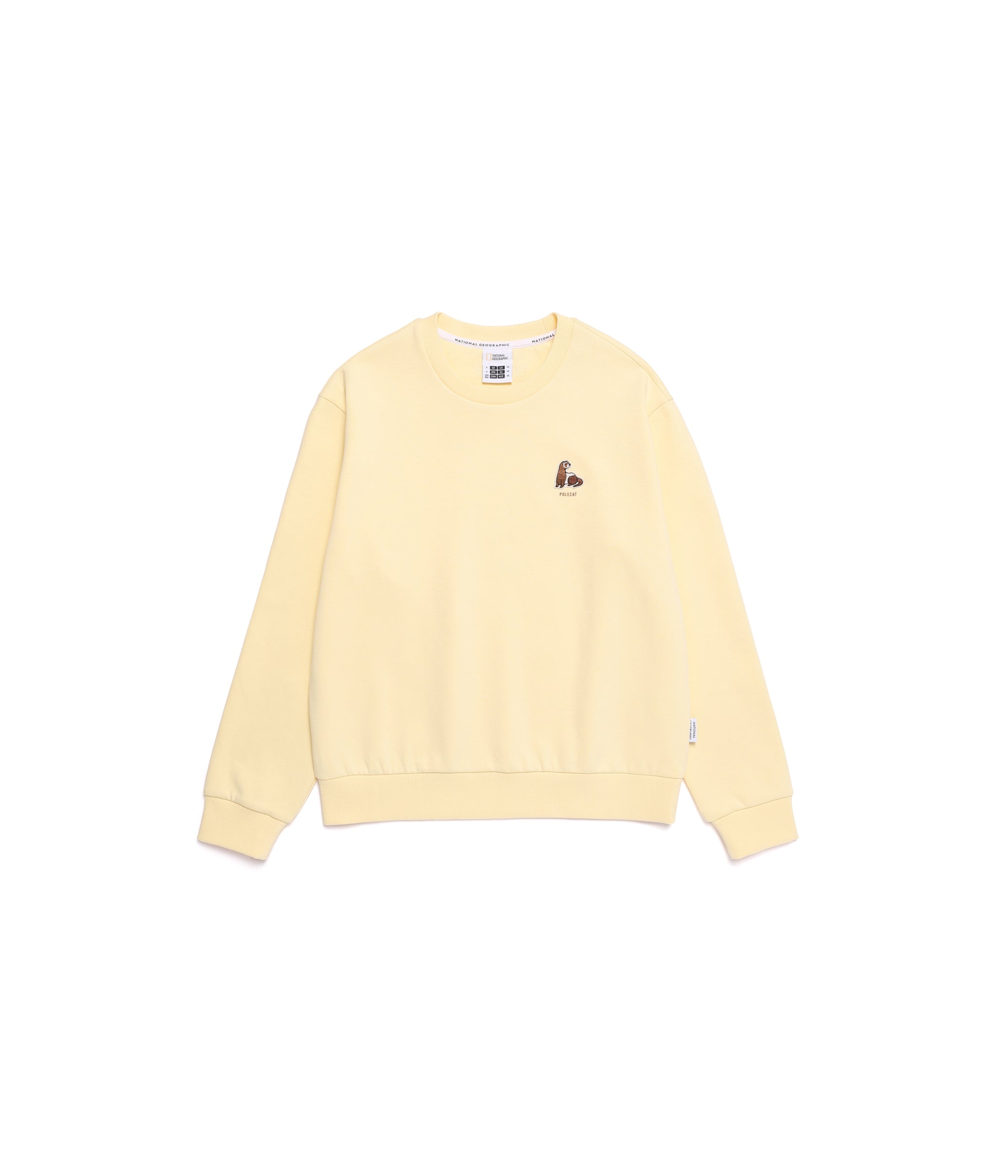 Woman's Animal Wappen Semi-Over Fit Crop SweatshirtBUTTER
