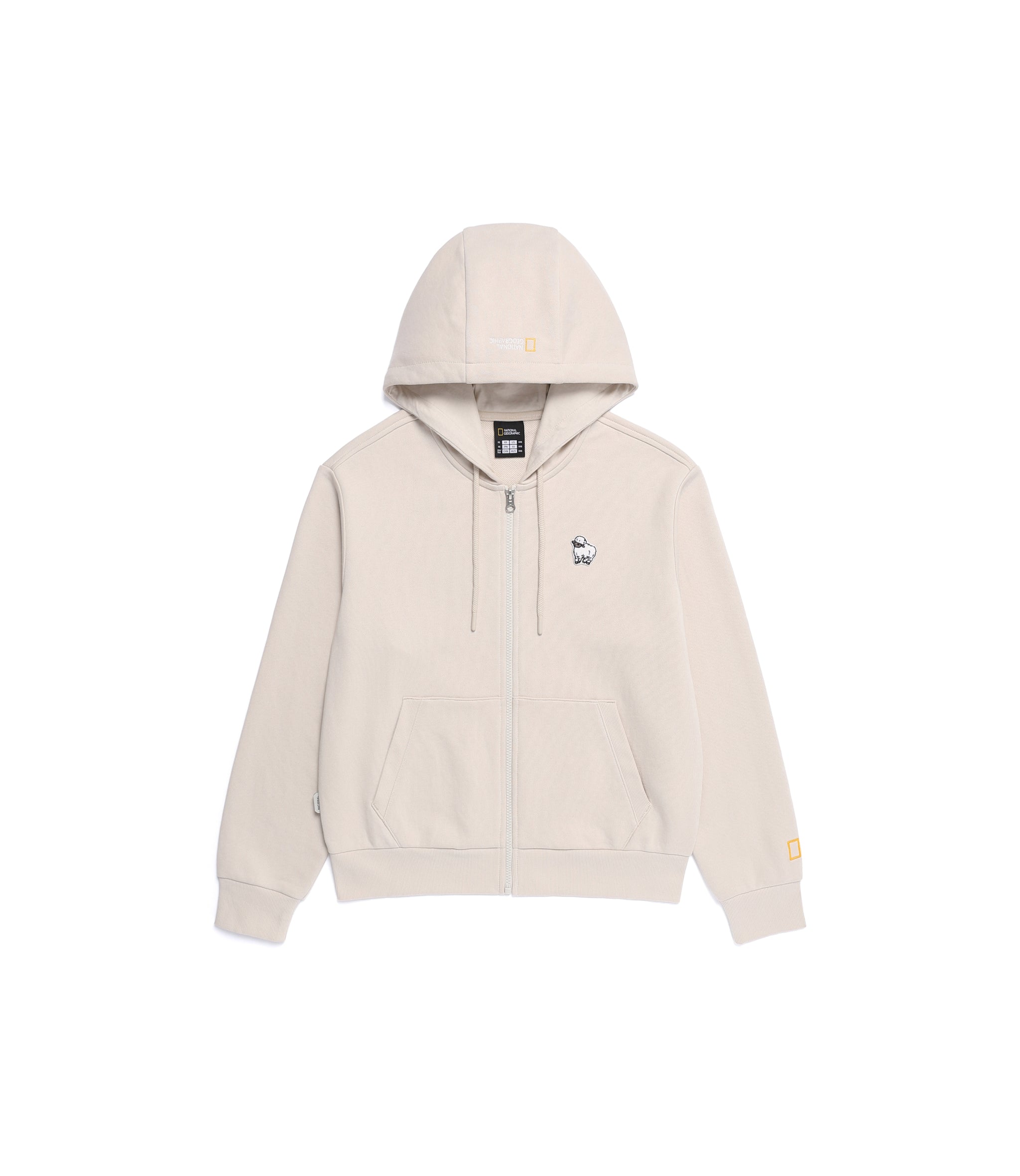 Women's Animal Wappen Training Zip-Up Hoodie SILVER BIRCH | National ...
