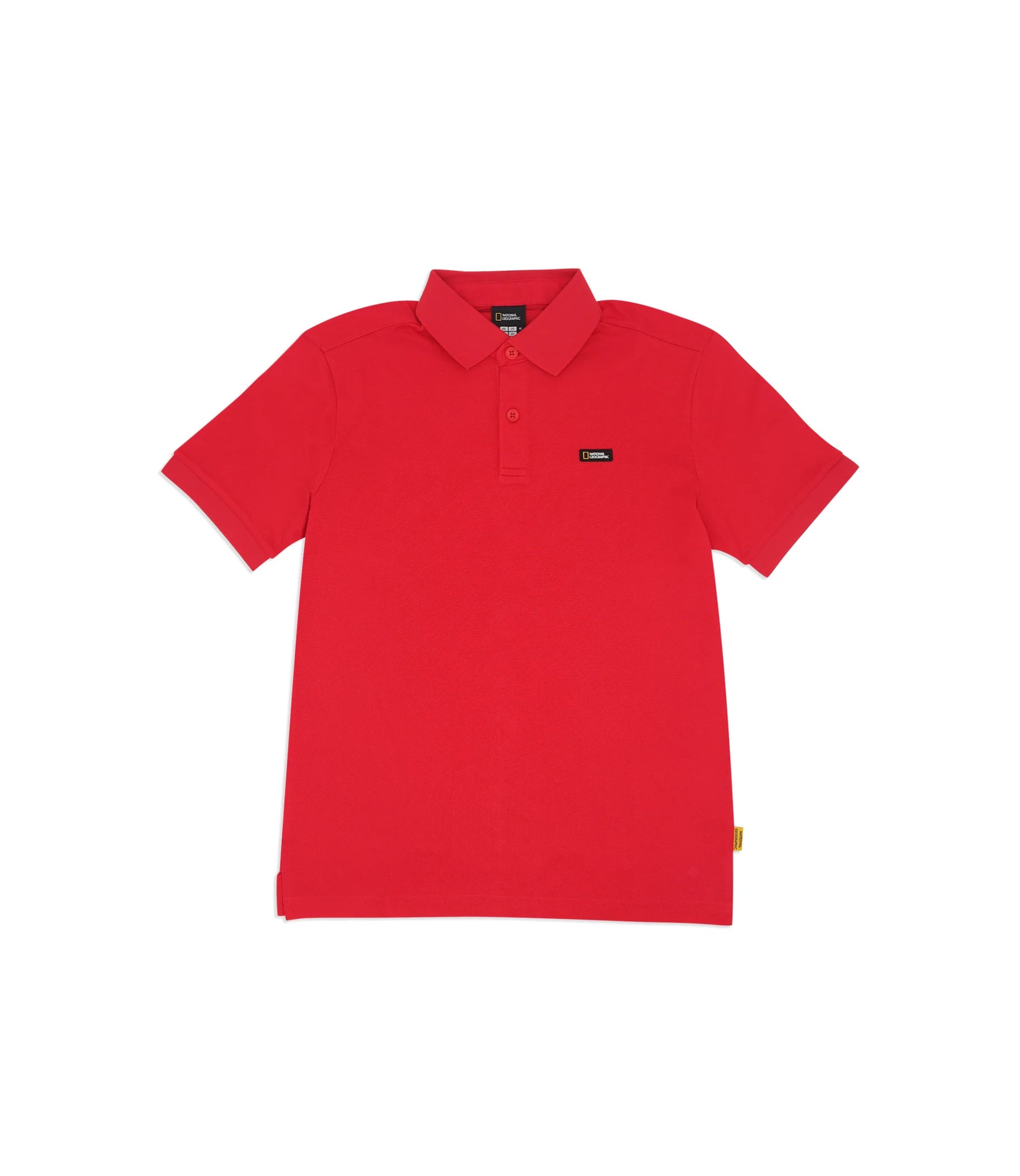 Unisex Polo T-Shirt AURORA RED | National Geographic MY